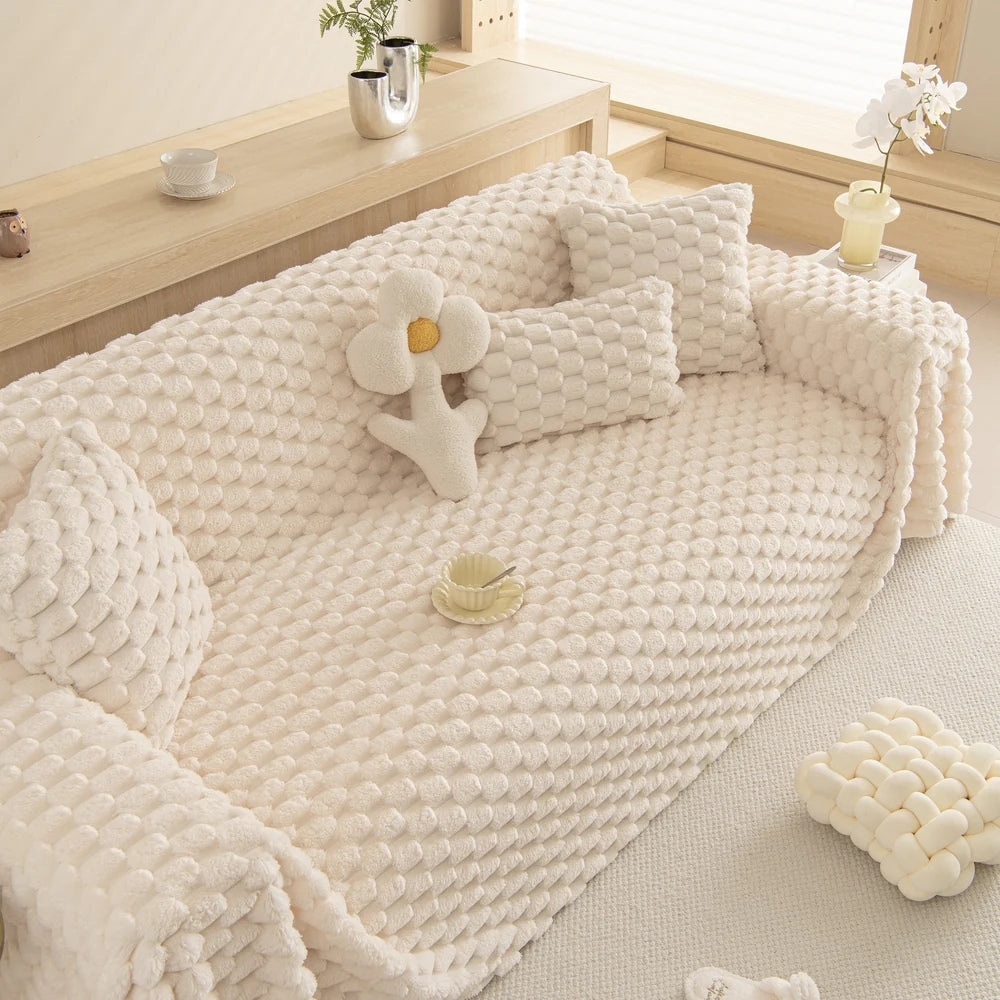 Tufted Rabbit Faux Couch Cover – Casa & Beyond