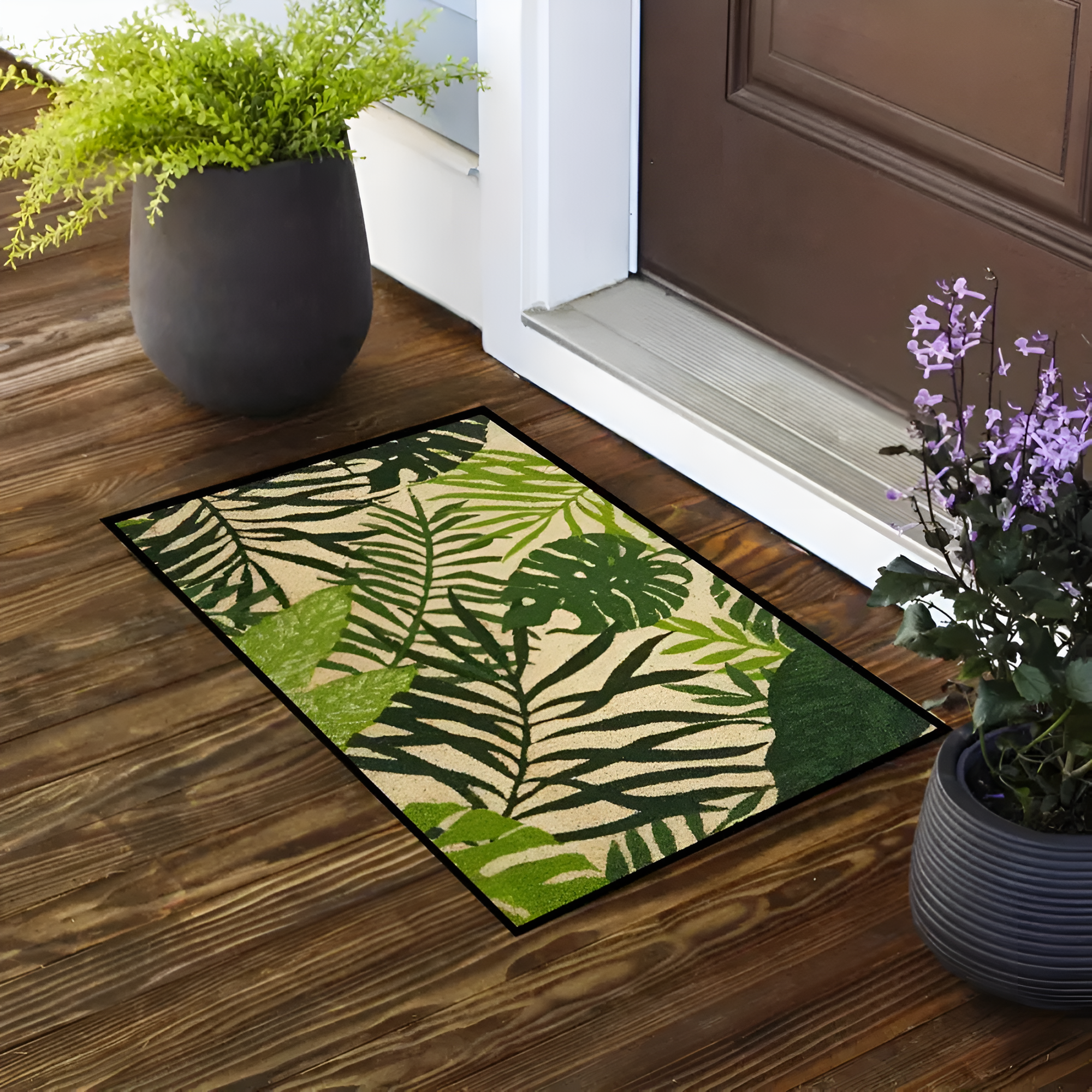 Monstera Non-Slip Door Mat – Casa & Beyond