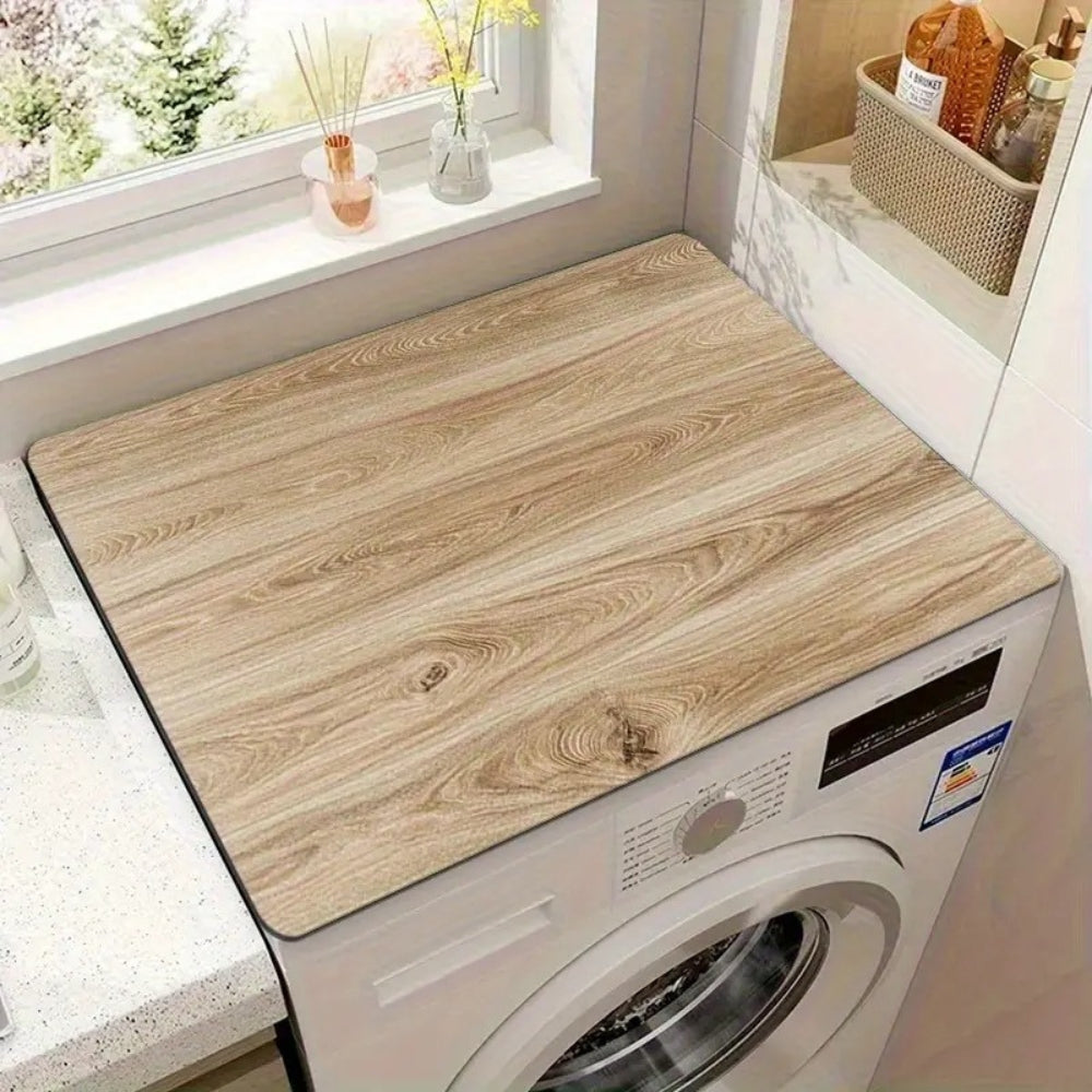 Faux Wood Grain Appliance Protector Mat – Casa & Beyond