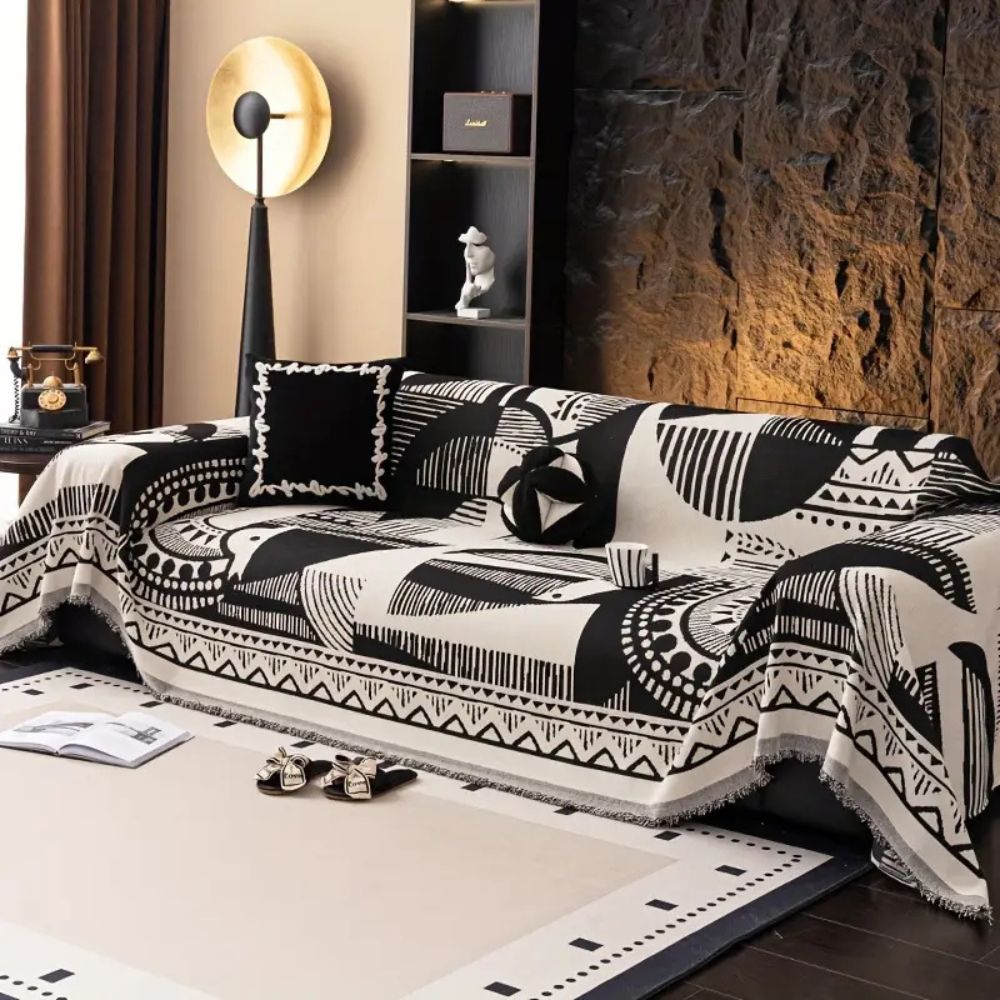 Mystic Lines Pattern Couch Cover – Casa & Beyond