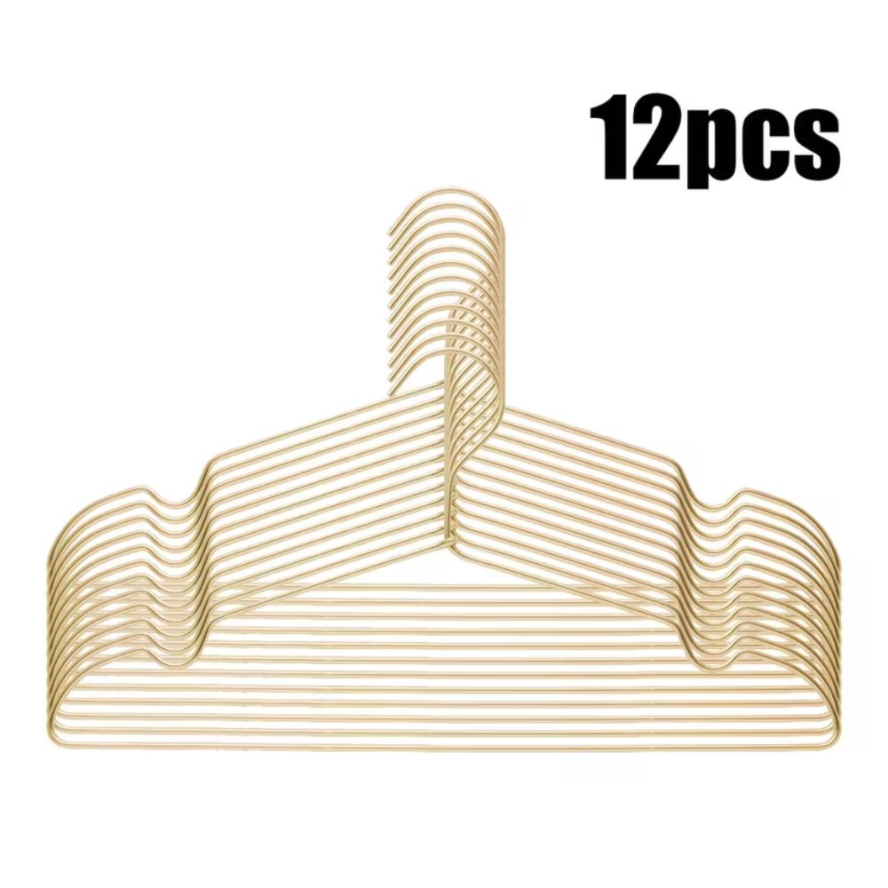 SlimLine Aluminium Clothes Hangers | 12pcs Set – Casa & Beyond